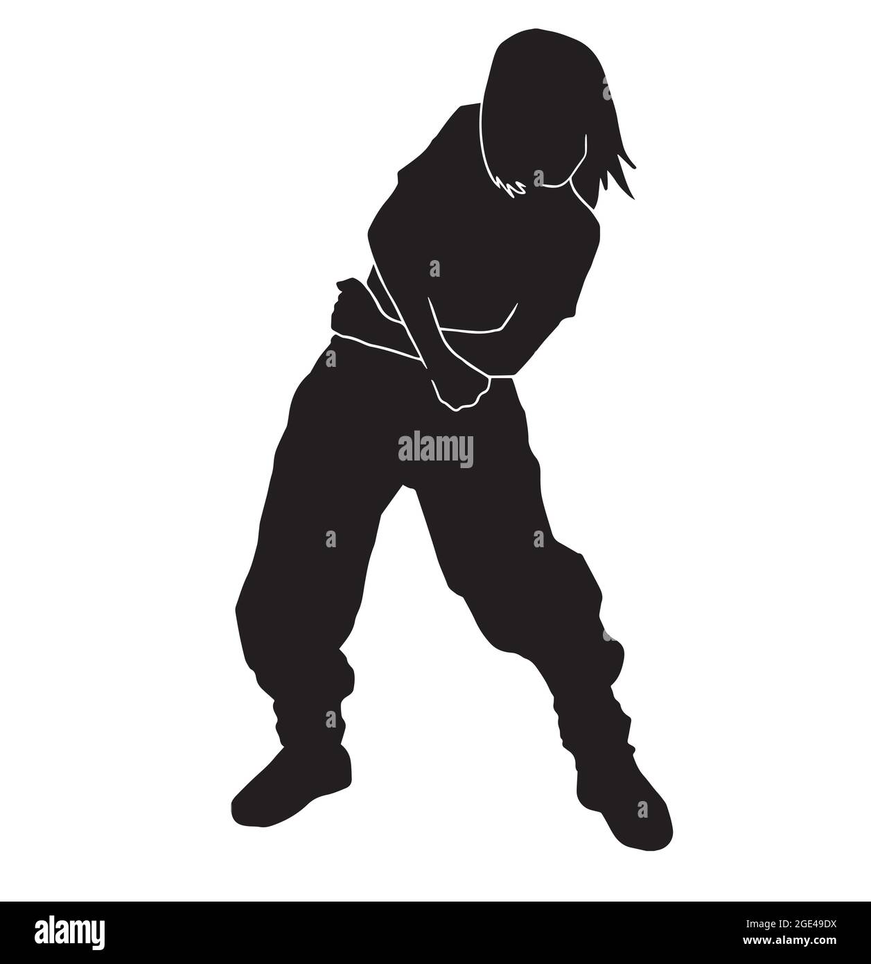 Boy Dancer Shadow Cut Out Stock Images & Pictures - Alamy