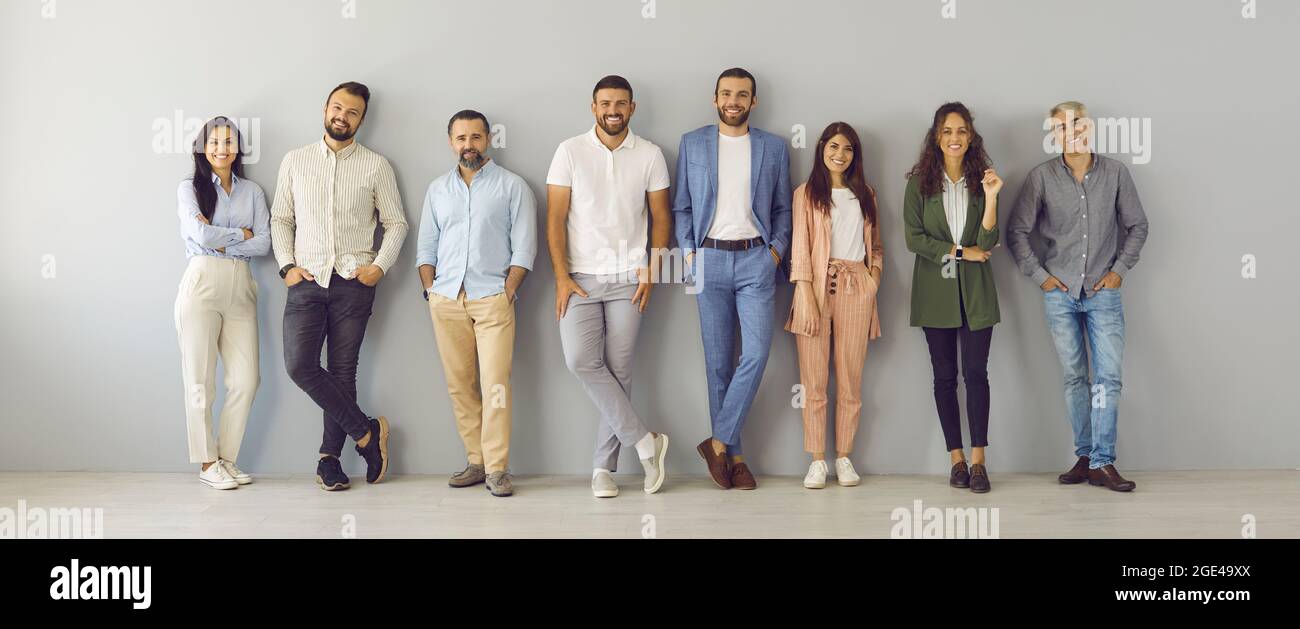 Group portrait men in different hi-res stock photography and images - Alamy