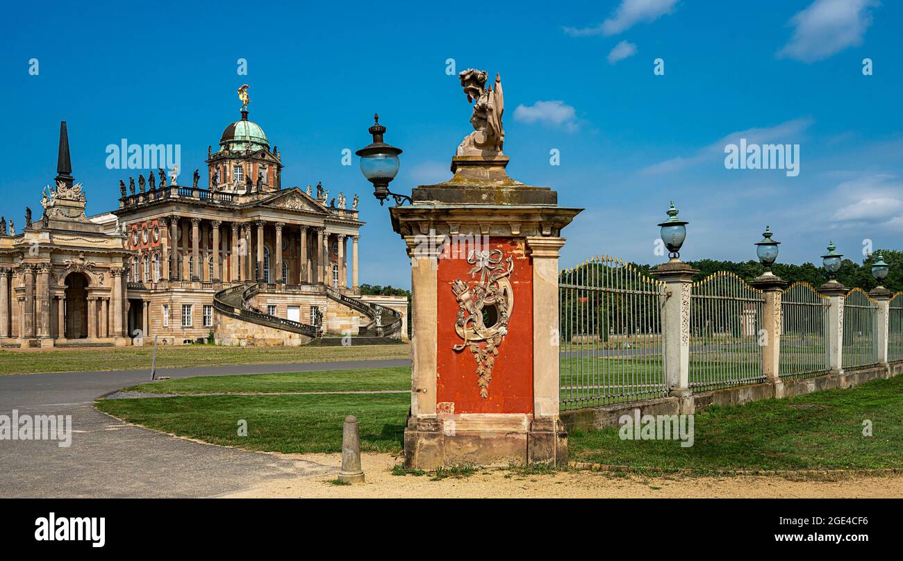 The Colonnades With The Communs In The Sanssouci Palace Park In Potsdam ...