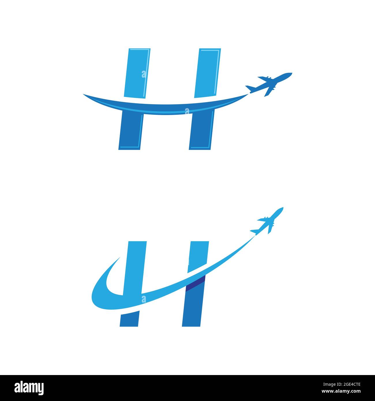 H transport logo Stock Vector Images - Alamy