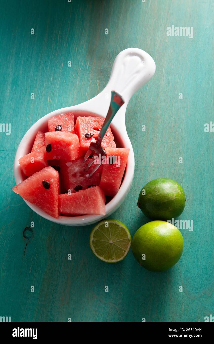 Cup watermelon chunks cup watermelon hi-res stock photography and ...