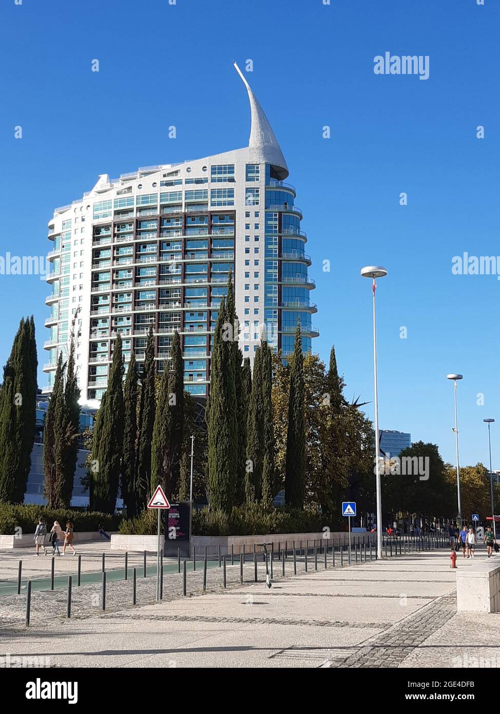 Sao Gabriel Tower, named of Vasco da Gama’s ship, Parque das Nações ...