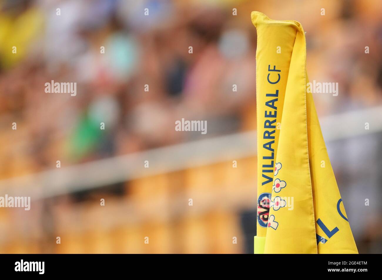 Villarreal CF corner flag during the La Liga match between Villarreal ...