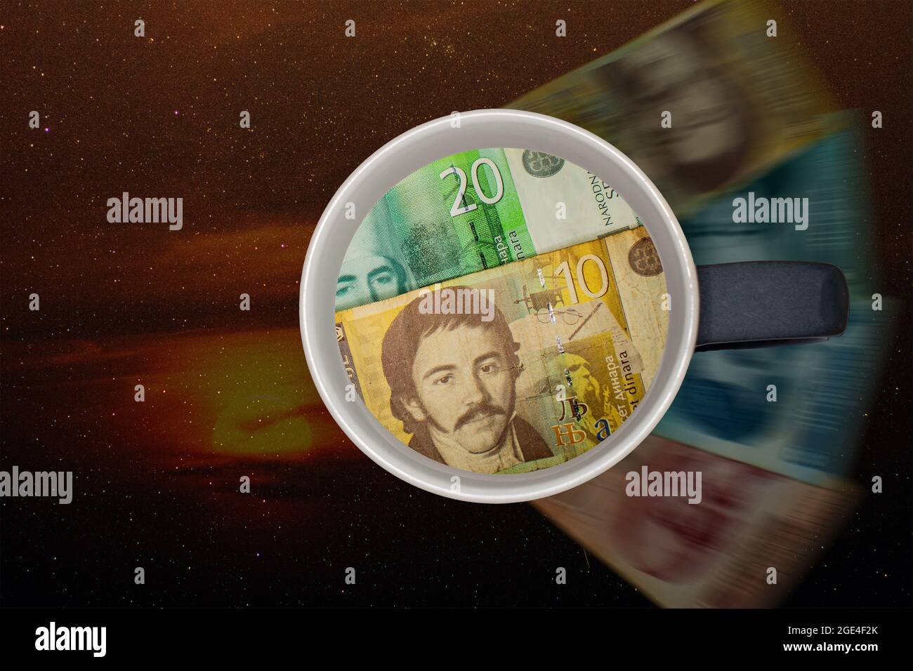 Financial : Serbian banknotes Stock Photo - Alamy