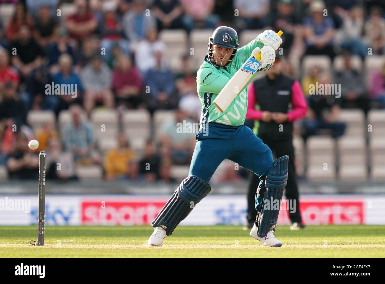 Oval Invincibles' Jason Roy during The Hundred match at The Ageas Bowl ...