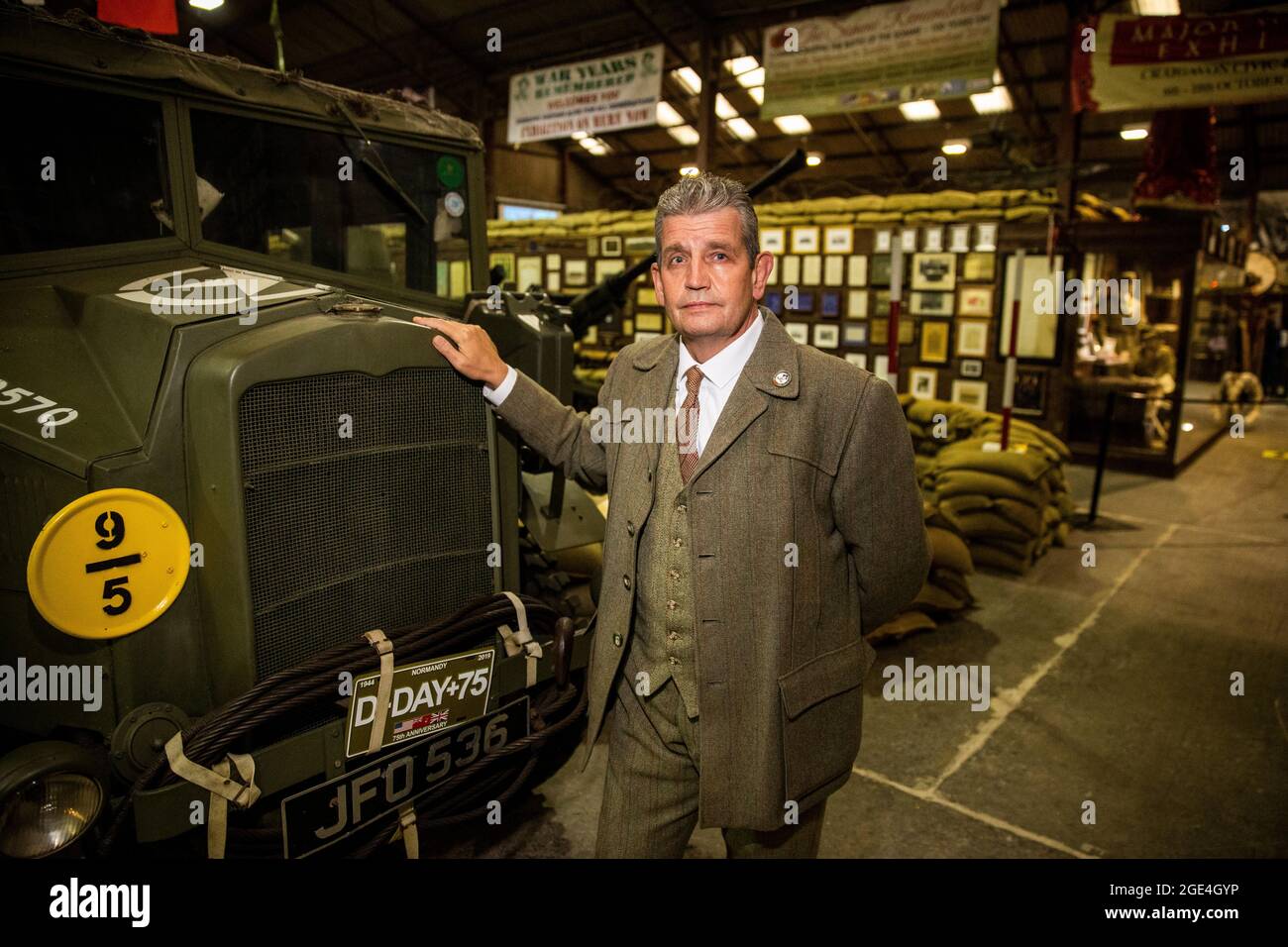 David McCallion, founder of the War Years Remembered Museum in ...