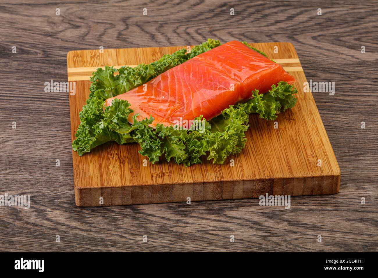 Tasty Salmon fillet slice for cooking Stock Photo - Alamy