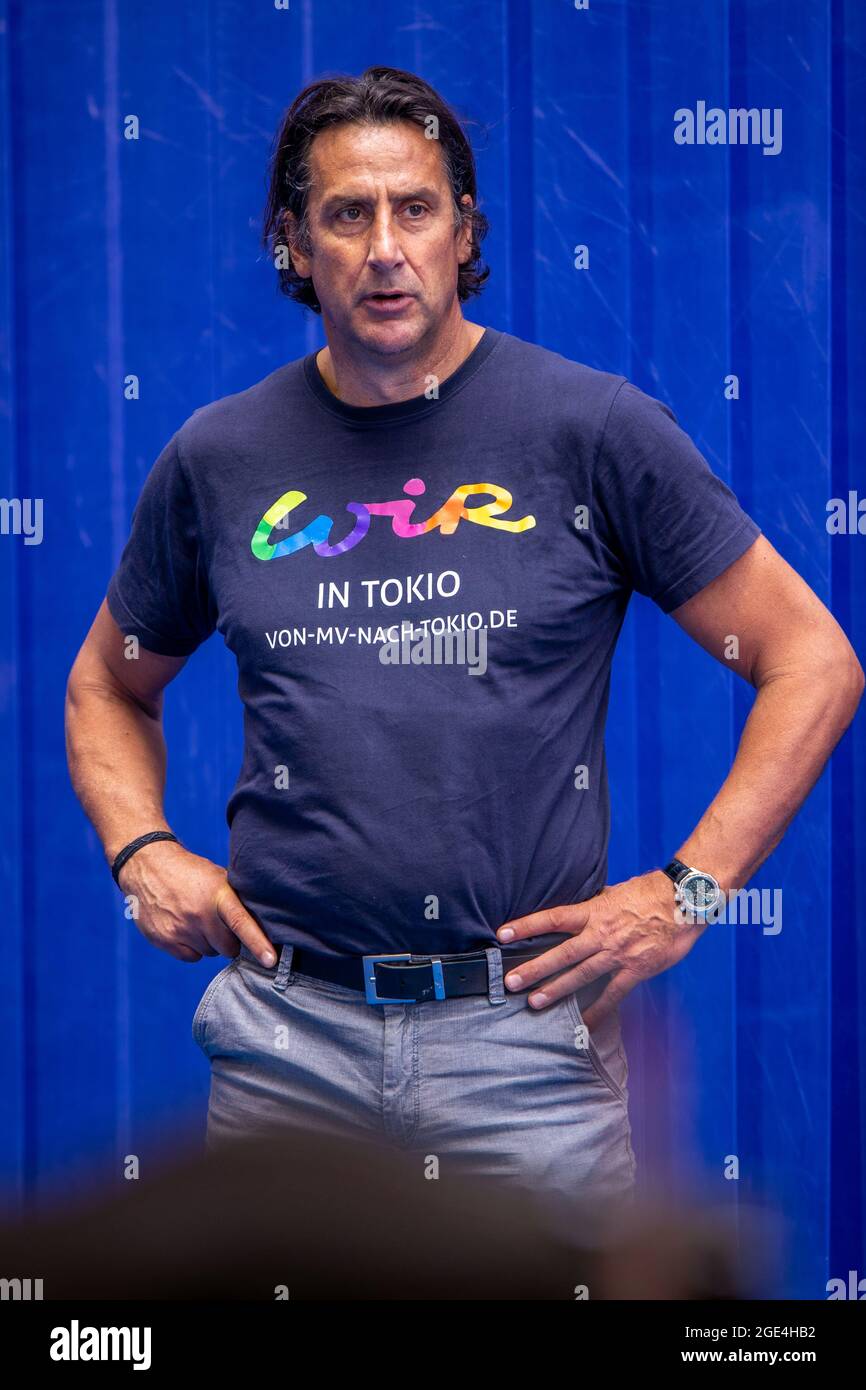 Rostock, Germany. 11th Aug, 2021. Christian Schenk, Olympic decathlon ...