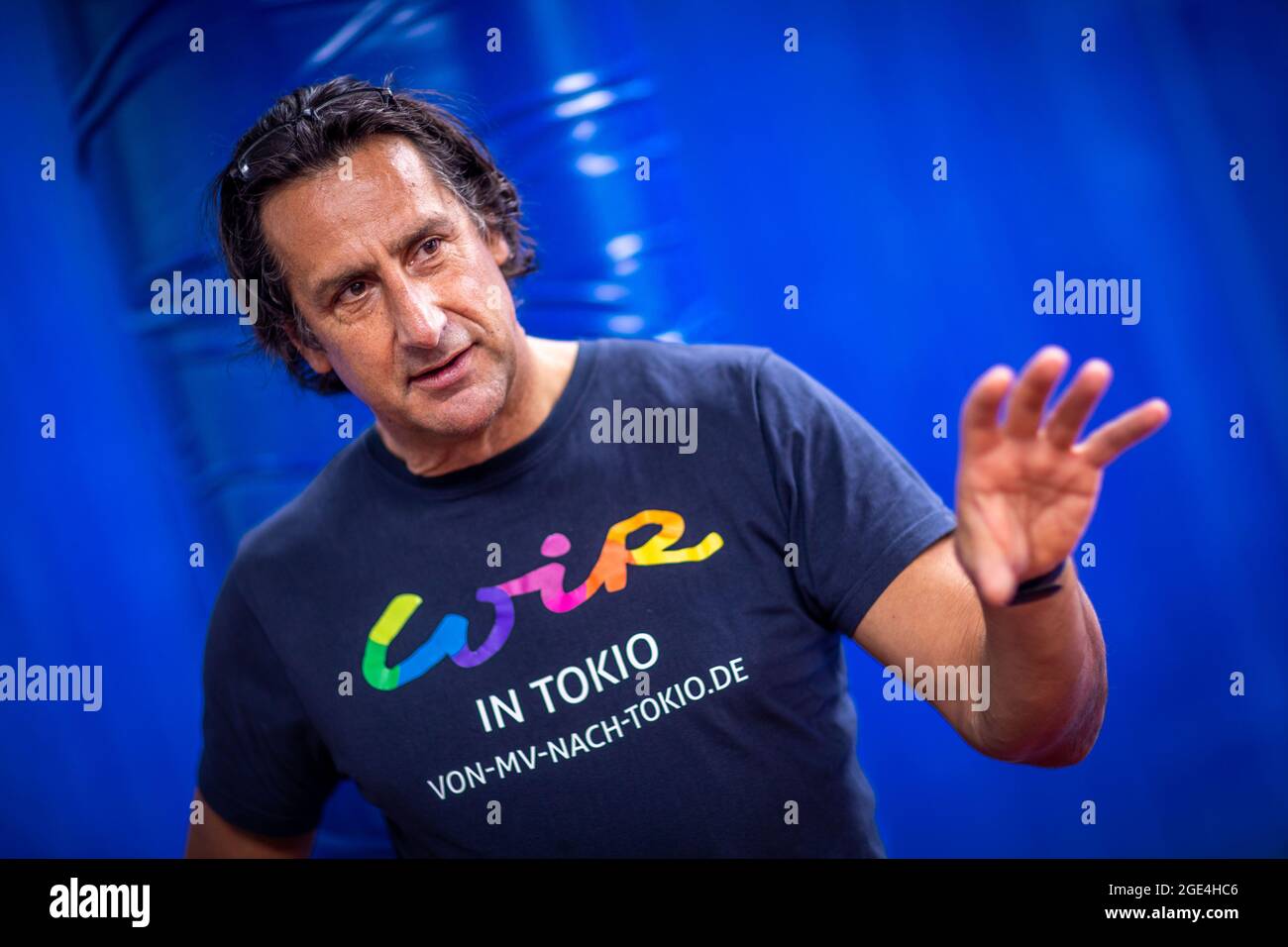 Rostock, Germany. 11th Aug, 2021. Christian Schenk, Olympic decathlon ...