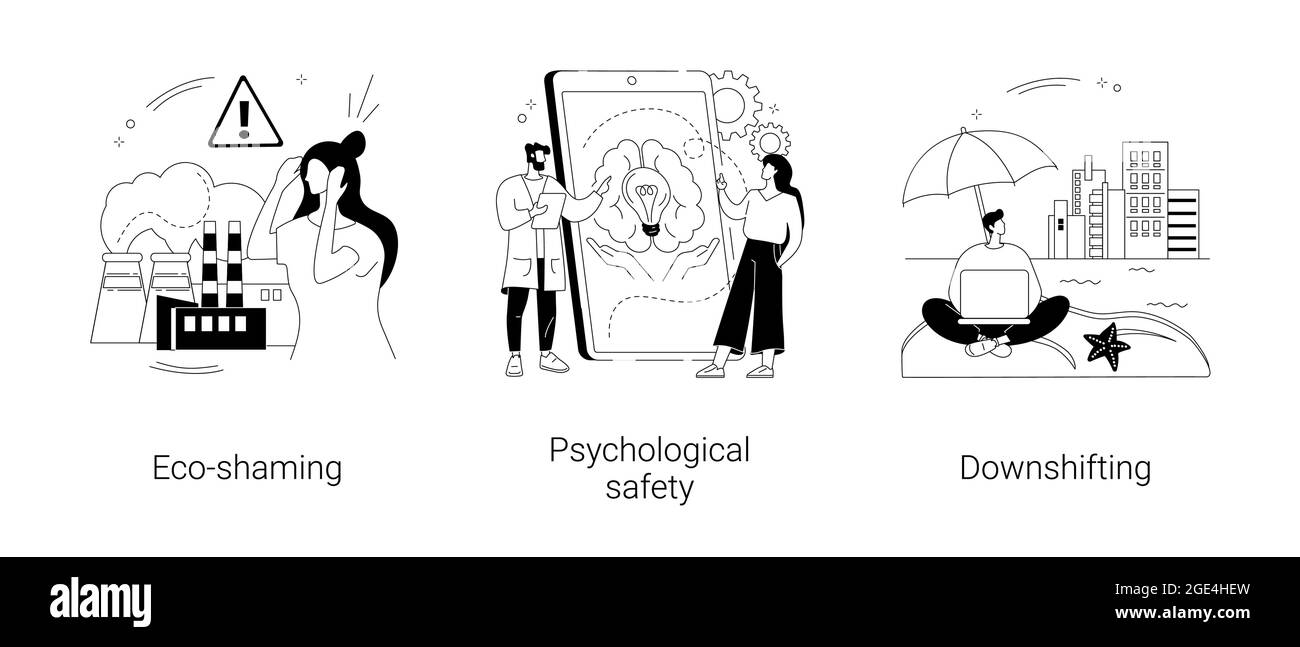 Social anxiety abstract concept vector illustrations Stock Vector Image ...