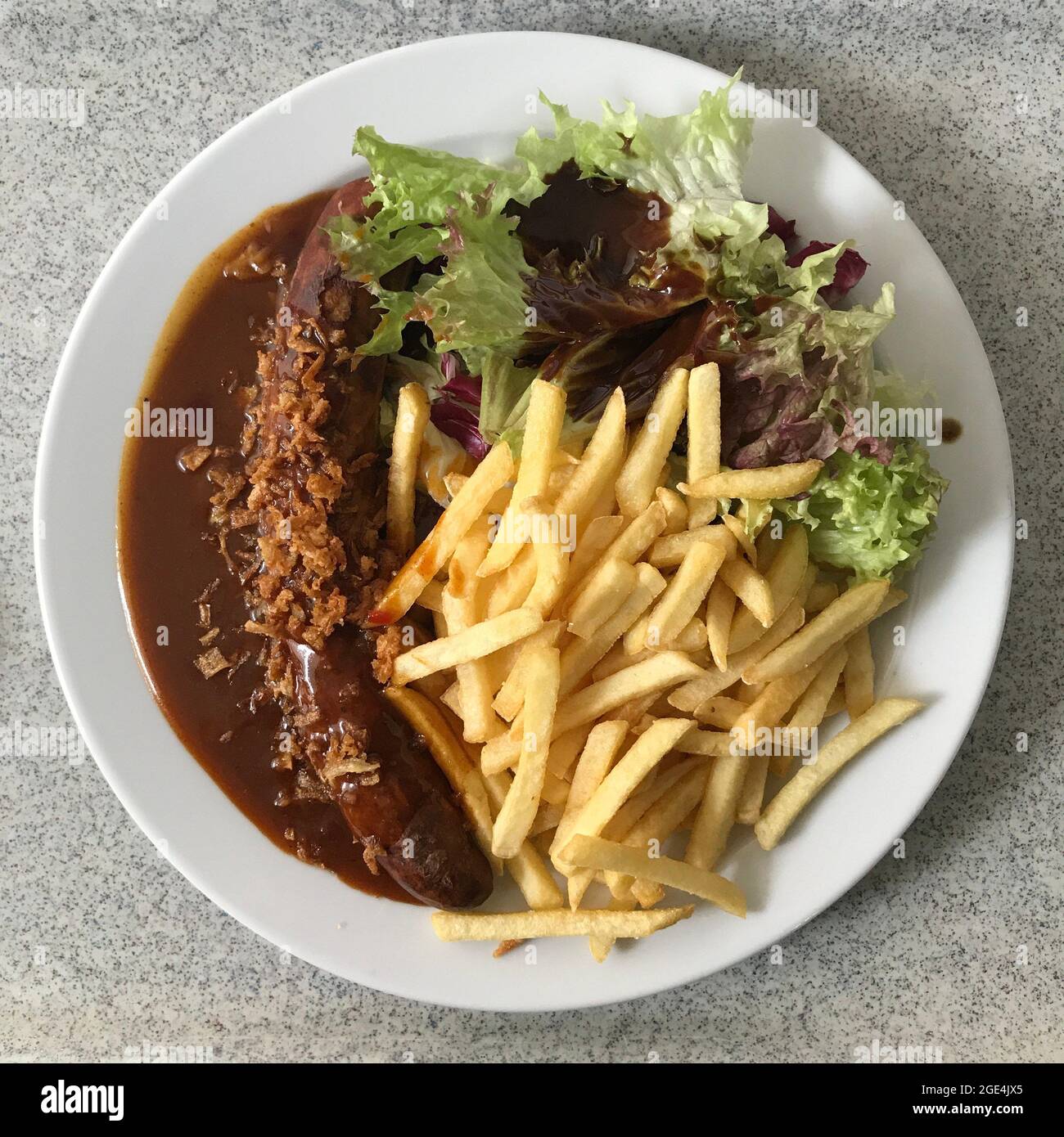 Fries stands hi-res stock photography and images - Alamy