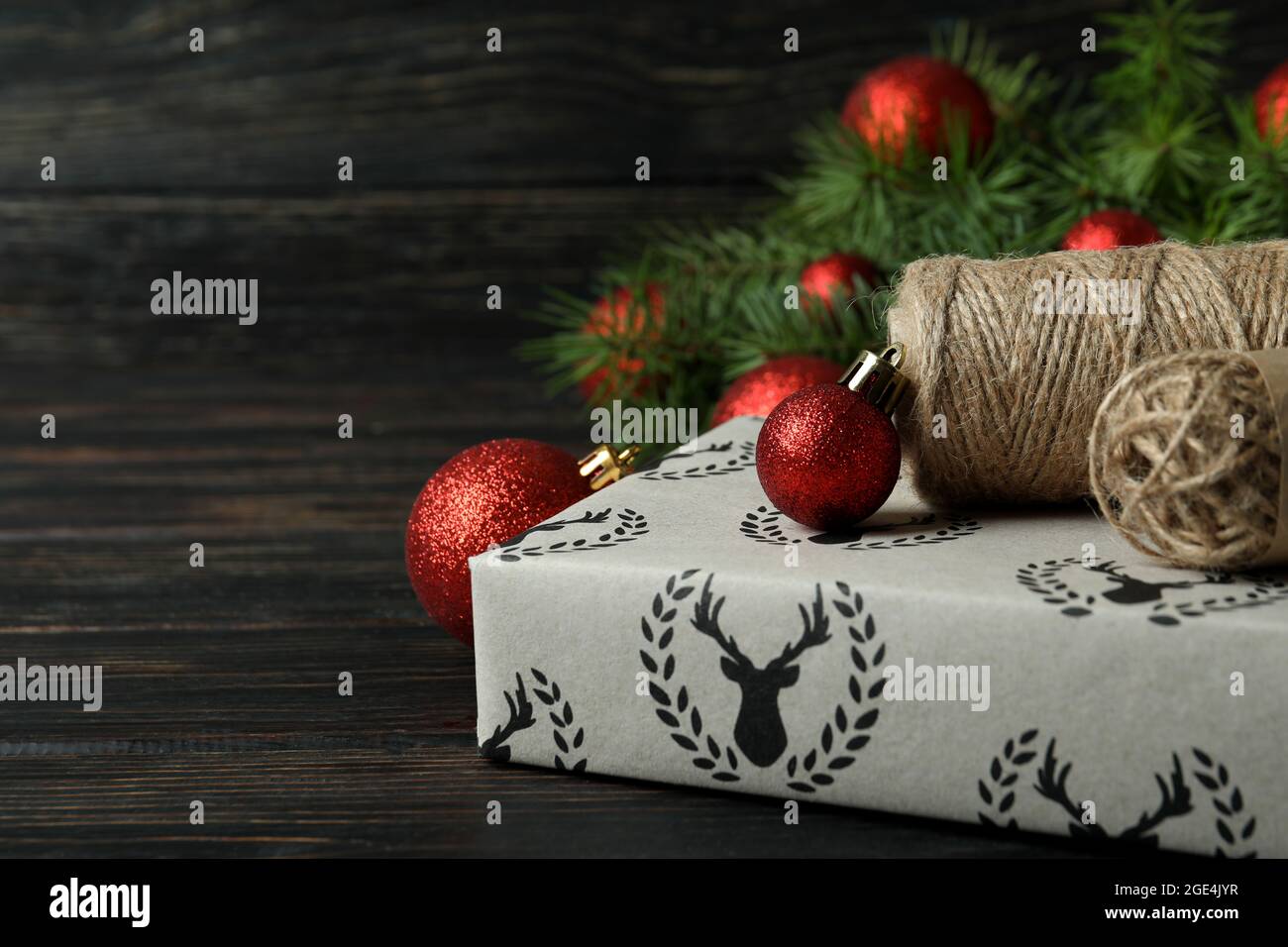 Stylish gift box hi-res stock photography and images - Alamy