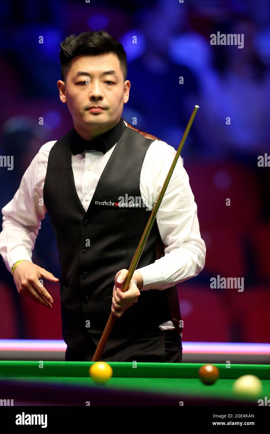 Morningside Arena, Leicester, UK. 16th Aug, 2021. British Open Snooker ...