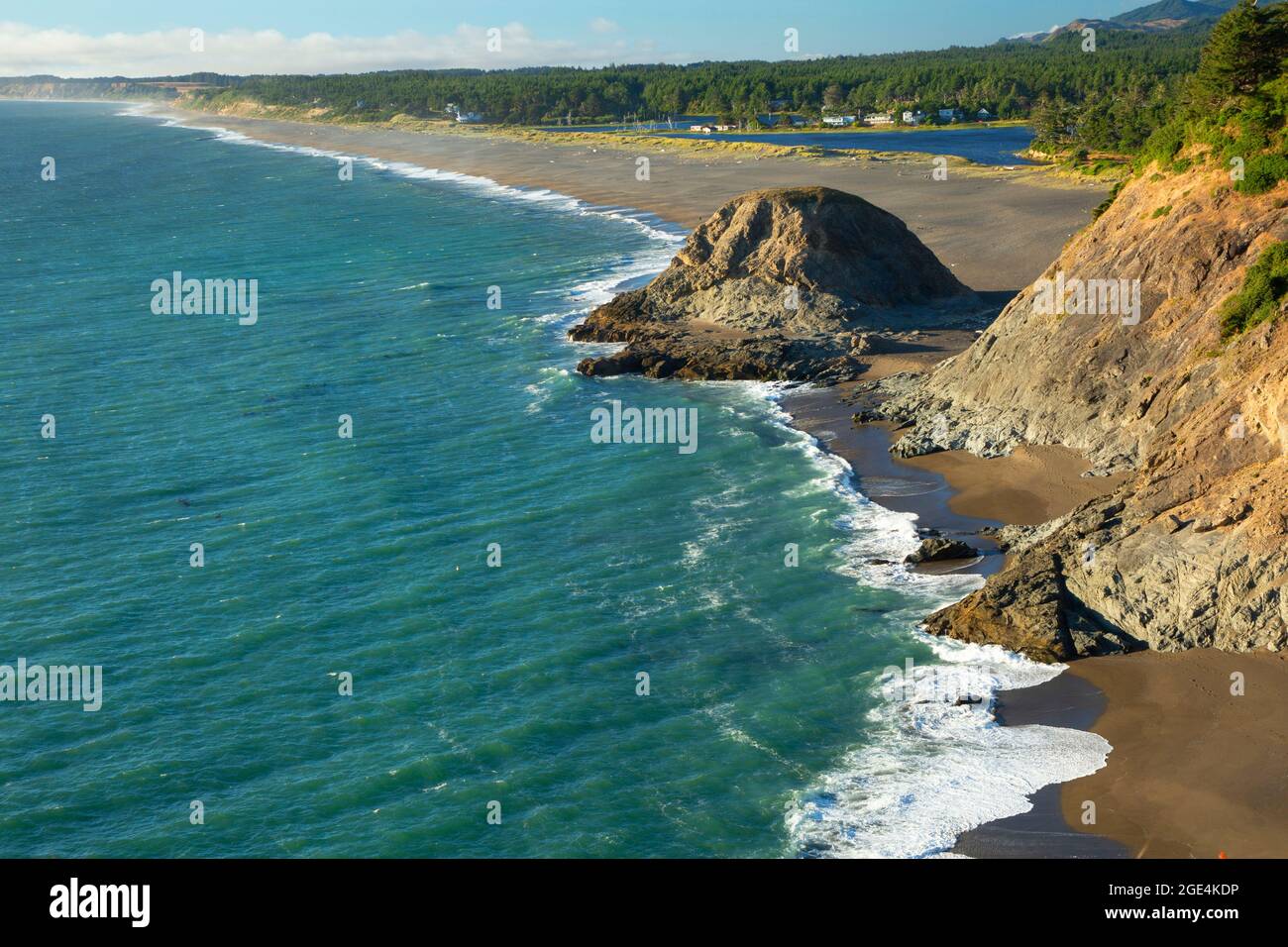 Agate Beach view, Port Orford Heads State Park, Oregon Stock Photo - Alamy