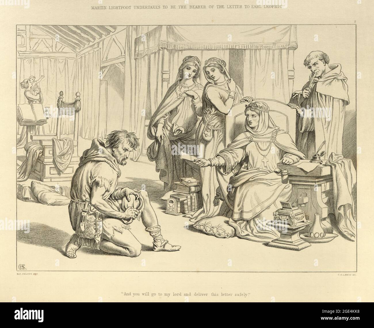 Martin Lightfoot undertakes to be the bearer of the letter tje Earl ...