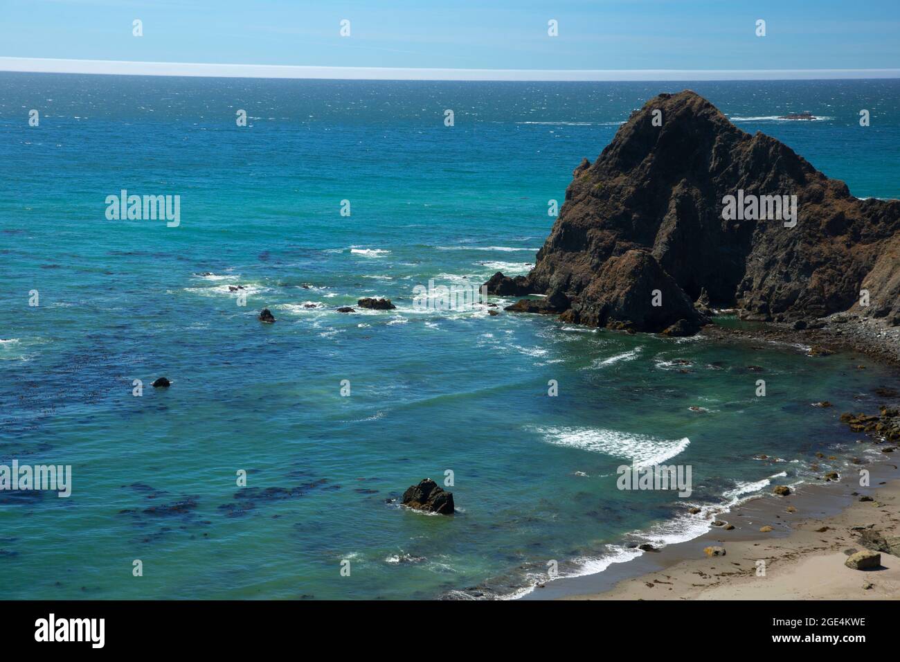 Devils Backbone from Highway 101, Curry County, Oregon Stock Photo - Alamy