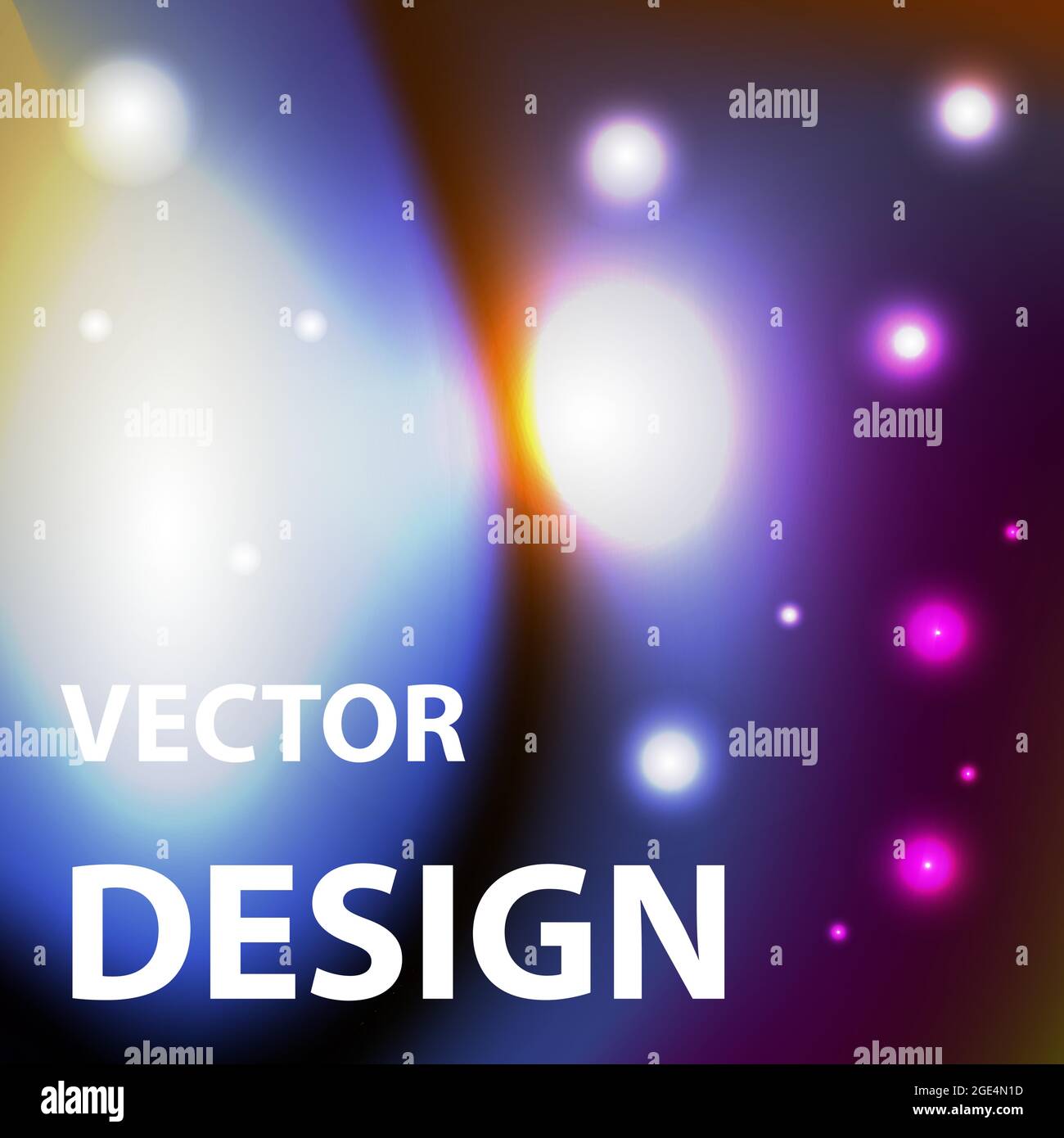 Vector background image with bright color space theme, reflecting the ...
