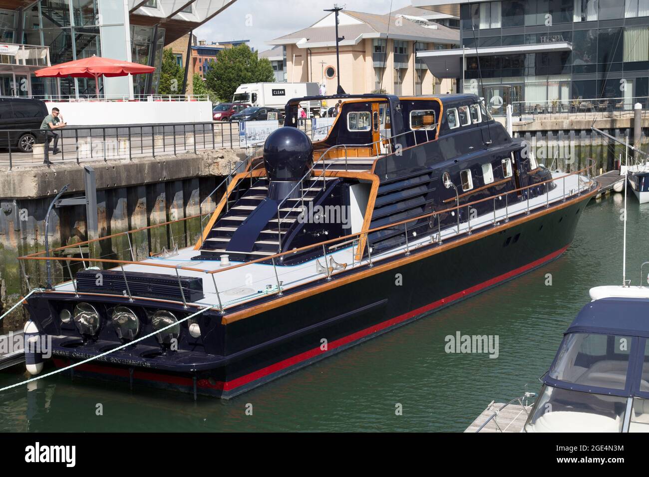 Brave Challenger Gas Turbine Boat, Southampton, UK Stock Photo - Alamy