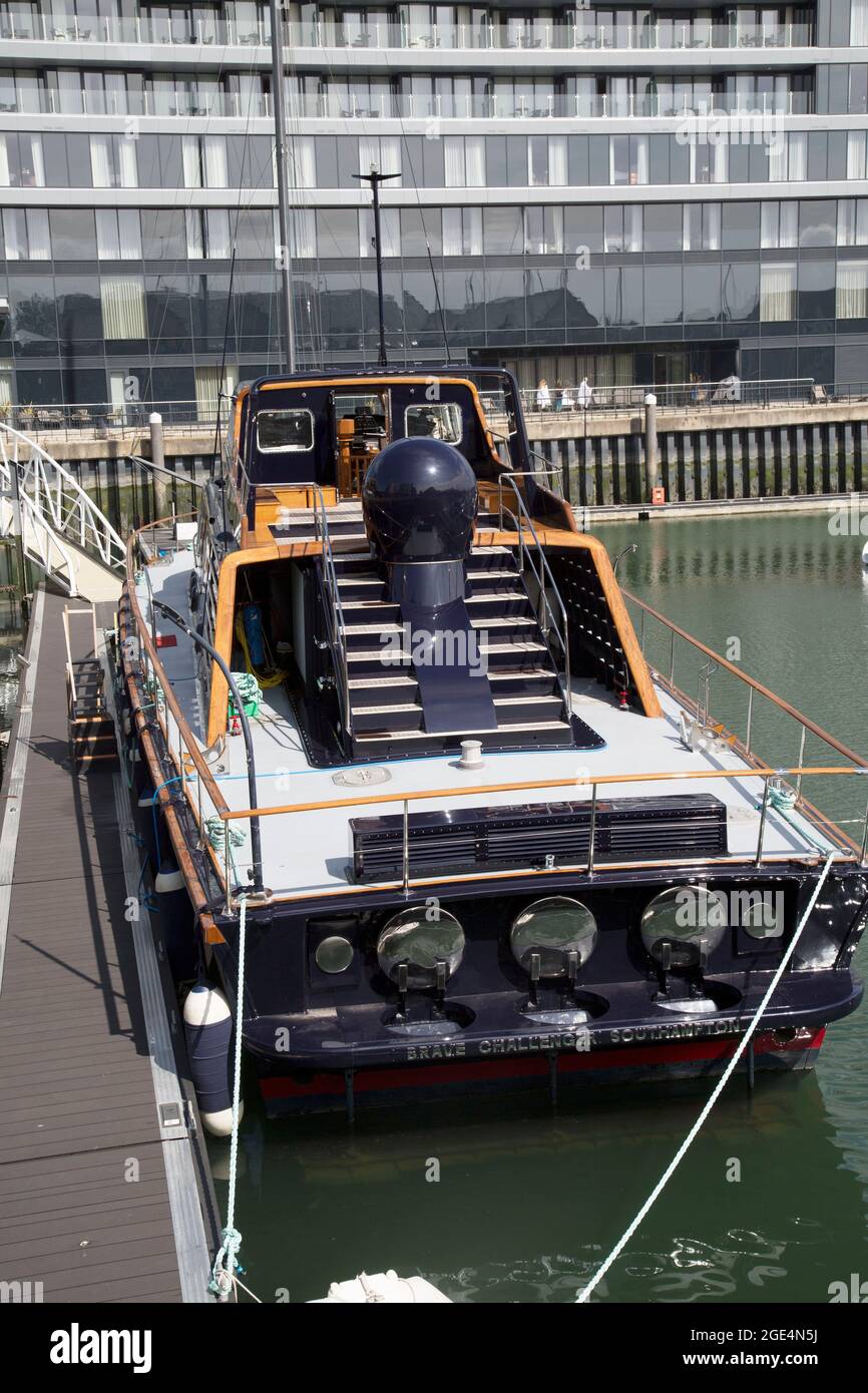 Brave Challenger Gas Turbine Boat, Southampton, UK Stock Photo - Alamy