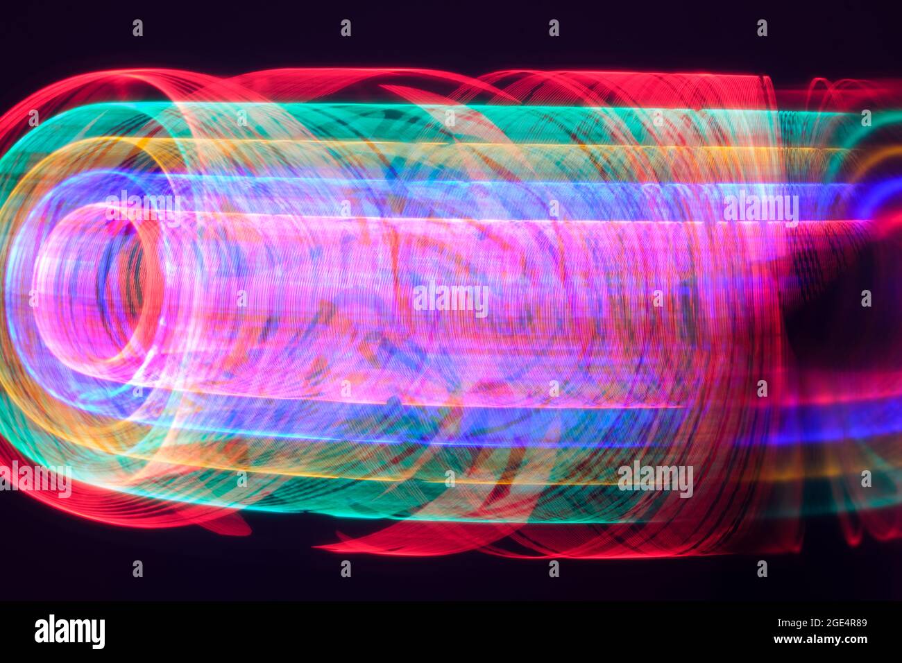 Colourful beam trails hi-res stock photography and images - Alamy