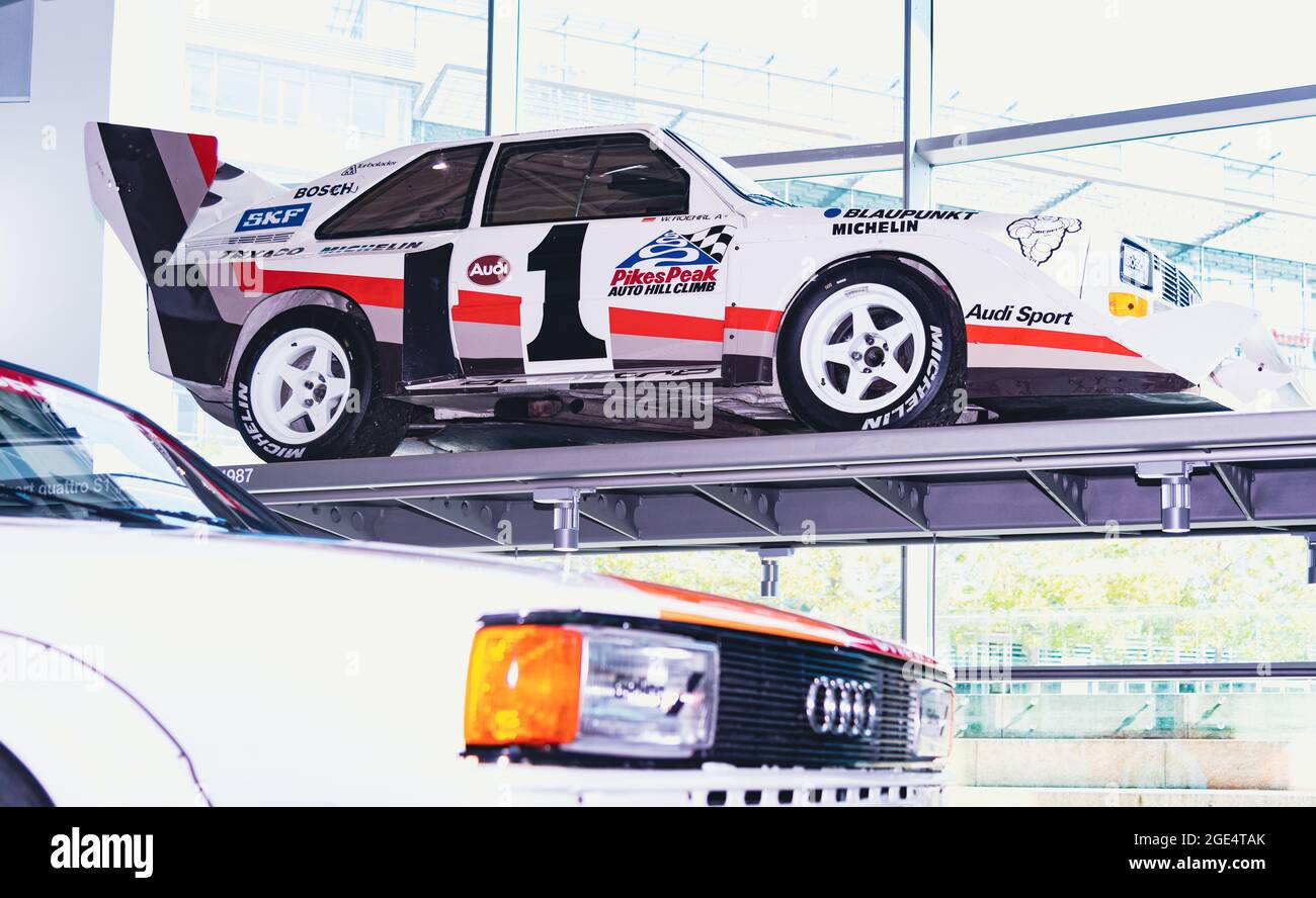 Audi Sport Quattro S1 Pikes Peak from Audi Museum Ingolstadt.This car ...