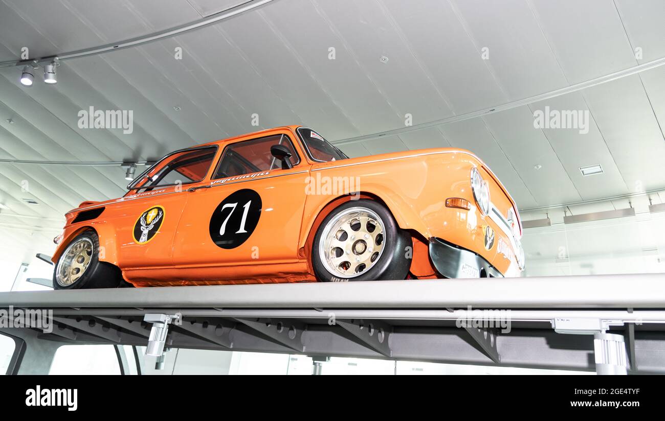 Nsu TT from Audi Museum,Ingolstadt, Germany. Small rear engined ...