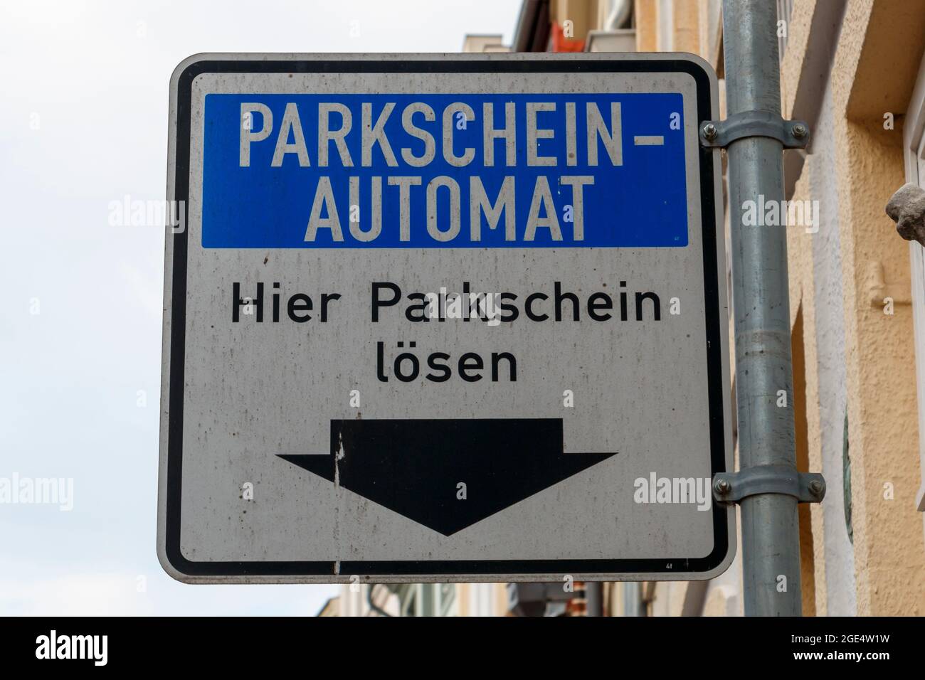 A parking machine in Germany Stock Photo - Alamy