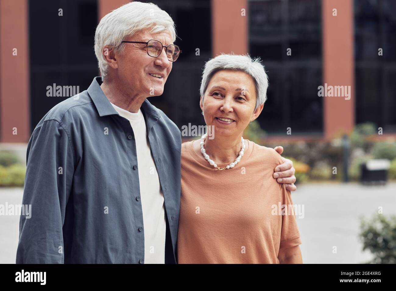 Enjoying walk together portrait hi-res stock photography and images - Alamy