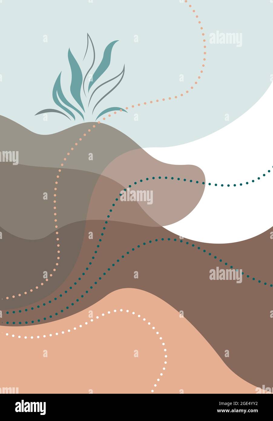 Vector background abstract image combining various spots and a ...