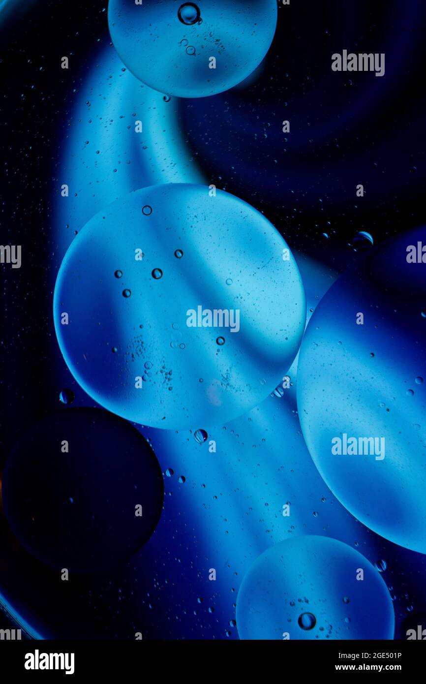 Abstract macro colorful background of oil and water Stock Photo - Alamy