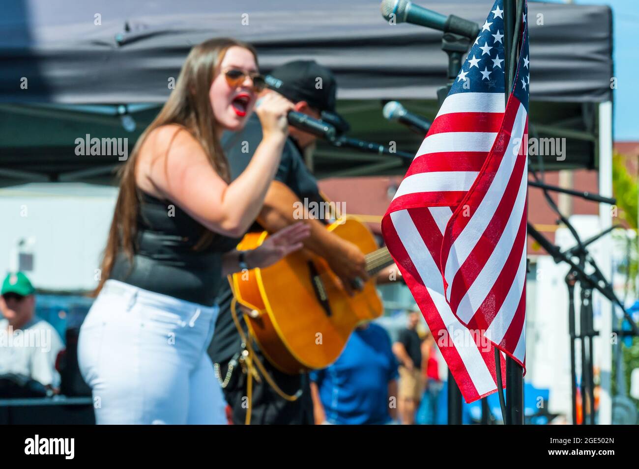 FAR Band performing at the Kowloon in Saugus, Massachusetts Stock Photo ...