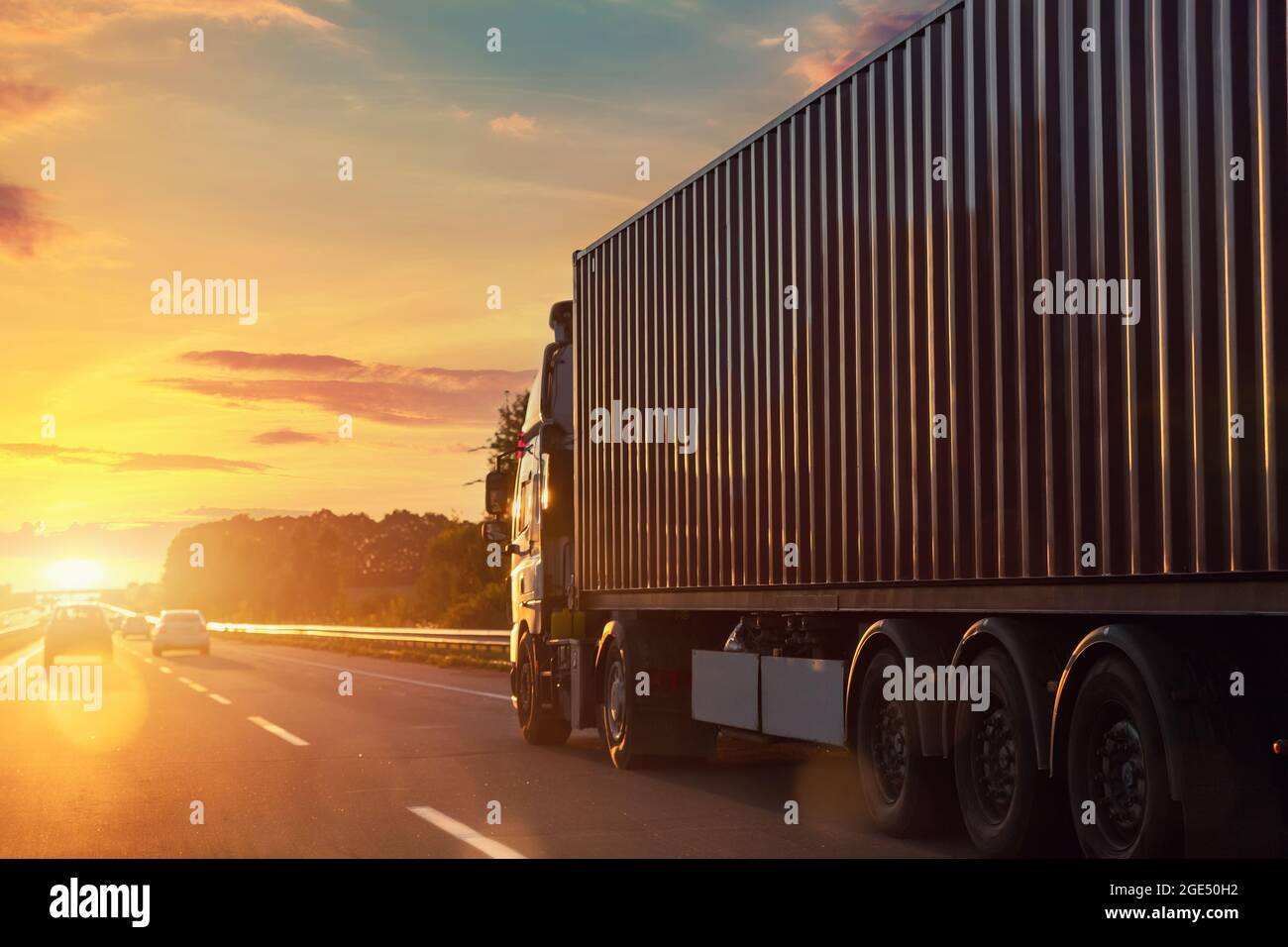 Tractor fleet sunset hi-res stock photography and images - Alamy