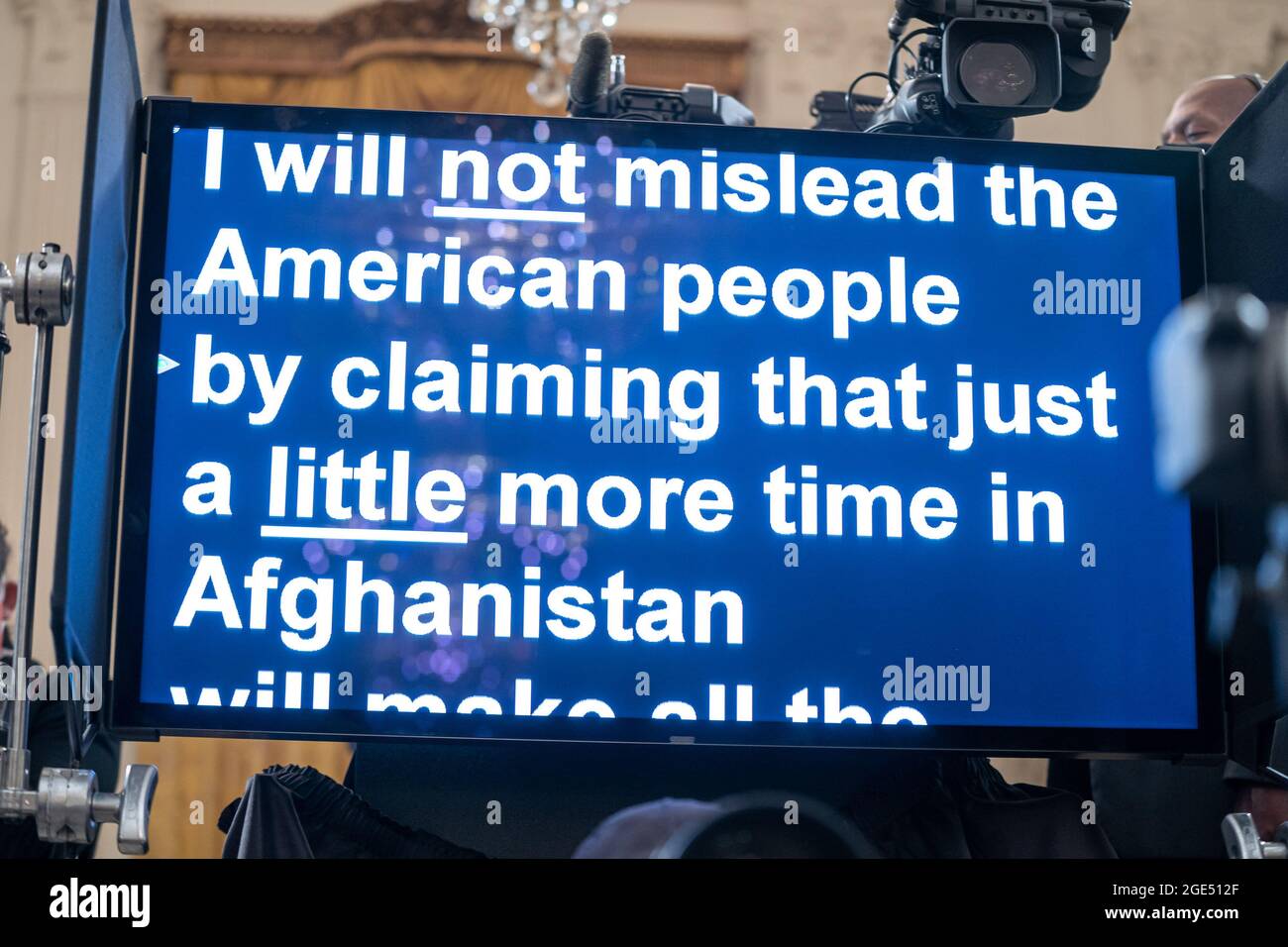 Teleprompter hi-res stock photography and images - Alamy