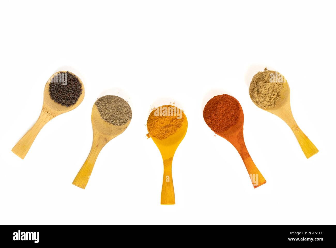 Spice masala in wooden Cut Out Stock Images & Pictures - Alamy