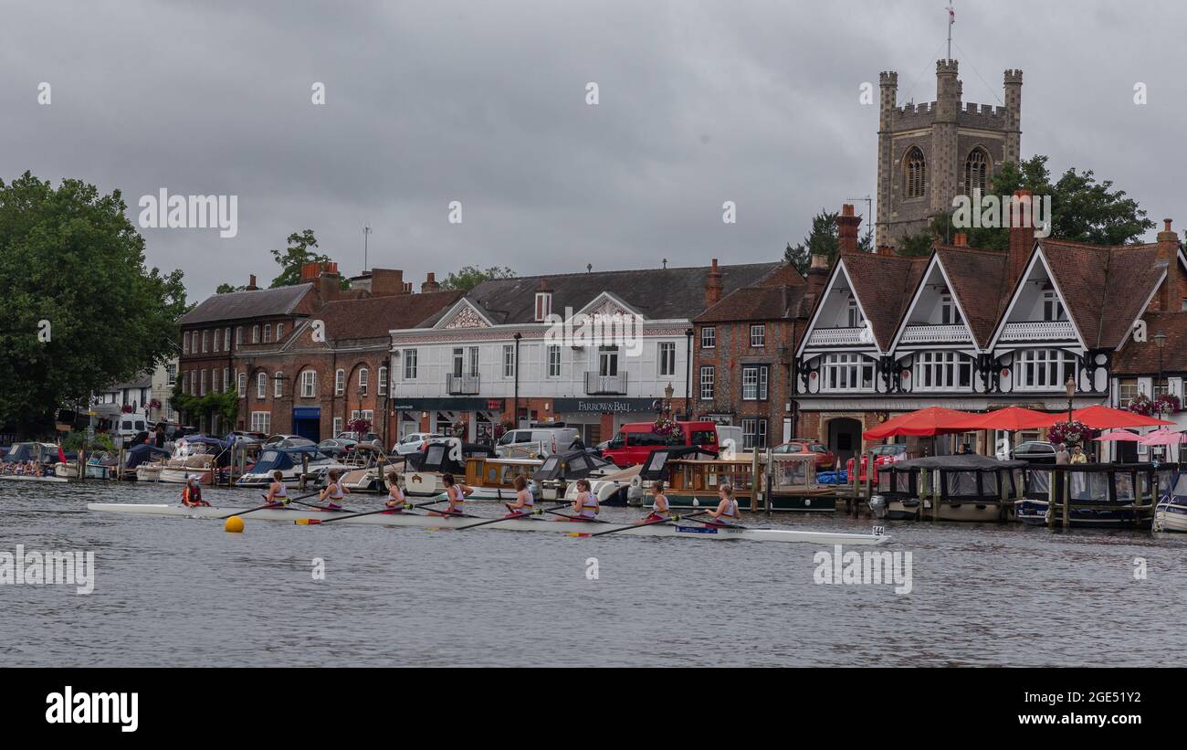 Henley-upon-Thames, Oxfordshire, UK. Henley Royal Regatta, Covid ...
