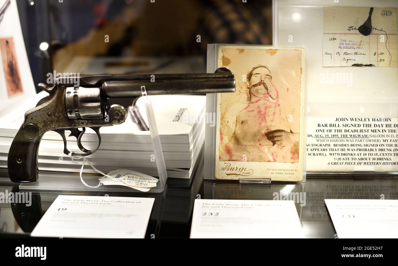 Old West Outlaw And Gunfighter John Wesley Hardins Last Gun Carried