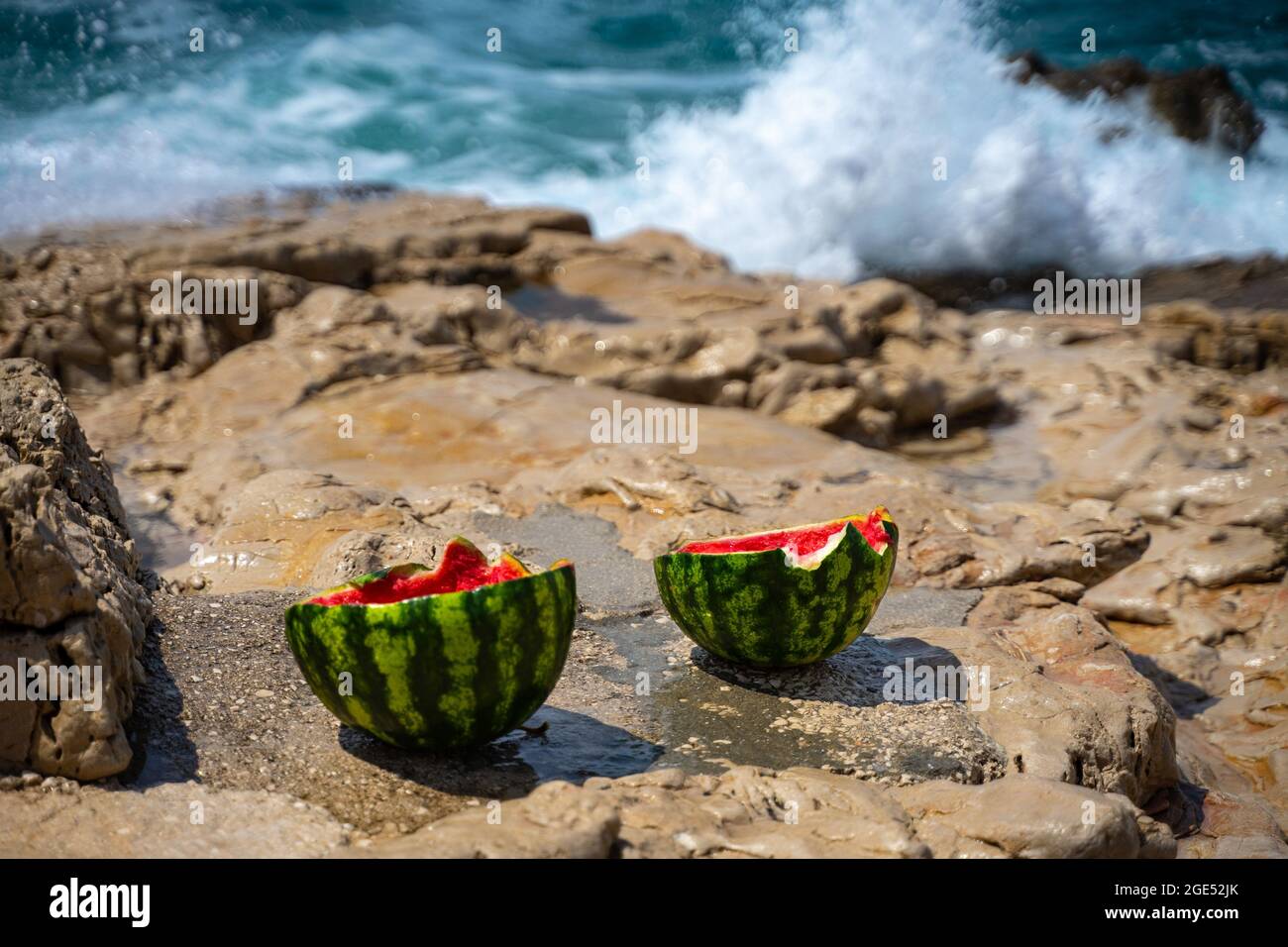 Two watermelons hi-res stock photography and images - Alamy