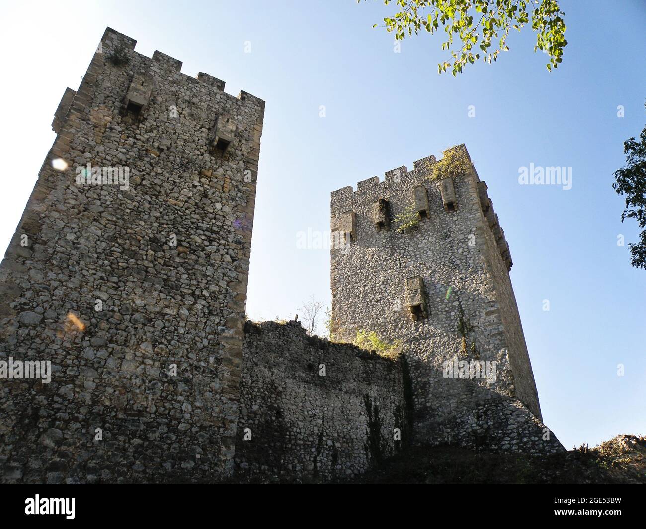 Fortress of Monastery Manasija in Serbia Stock Photo - Alamy