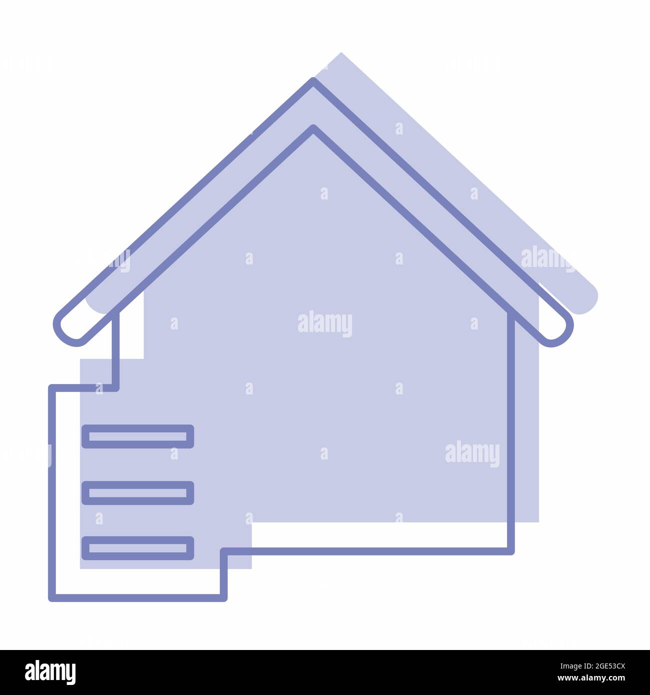 Vector Graphic of Paperwork - Twins Style - simple illustration ...