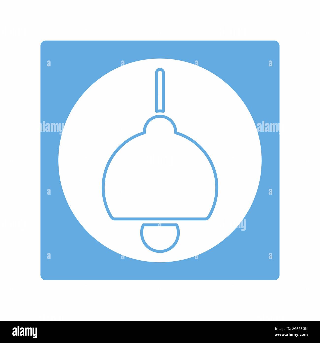 Vector Graphic of - Ceiling Light - White Moon Style - simple ...