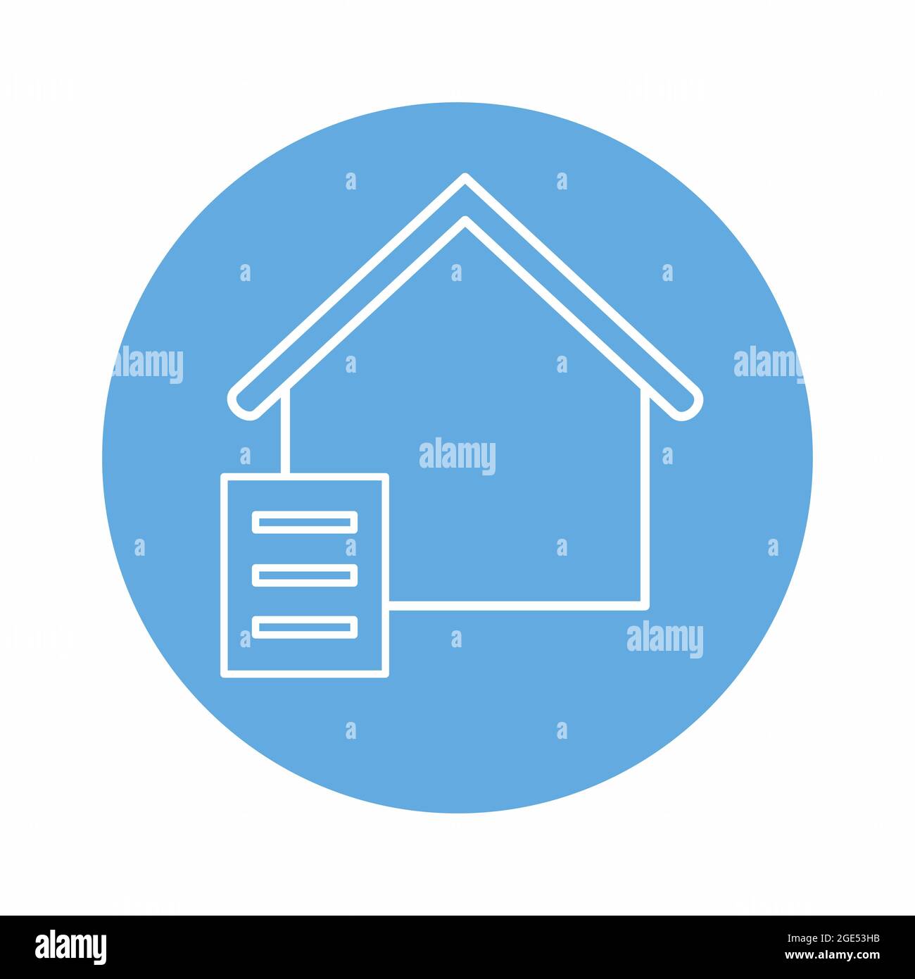 Vector Graphic of Paperwork - Blue Monochrome Style - simple ...