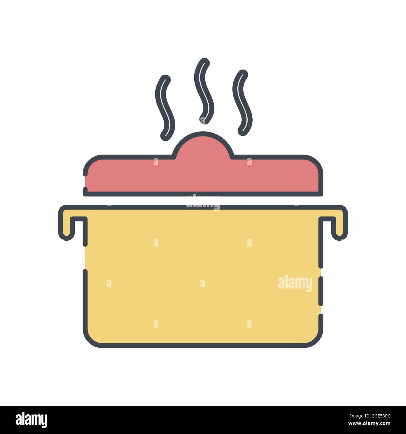Vector Graphic of - Hot Food - Line Cut Style - simple illustration ...