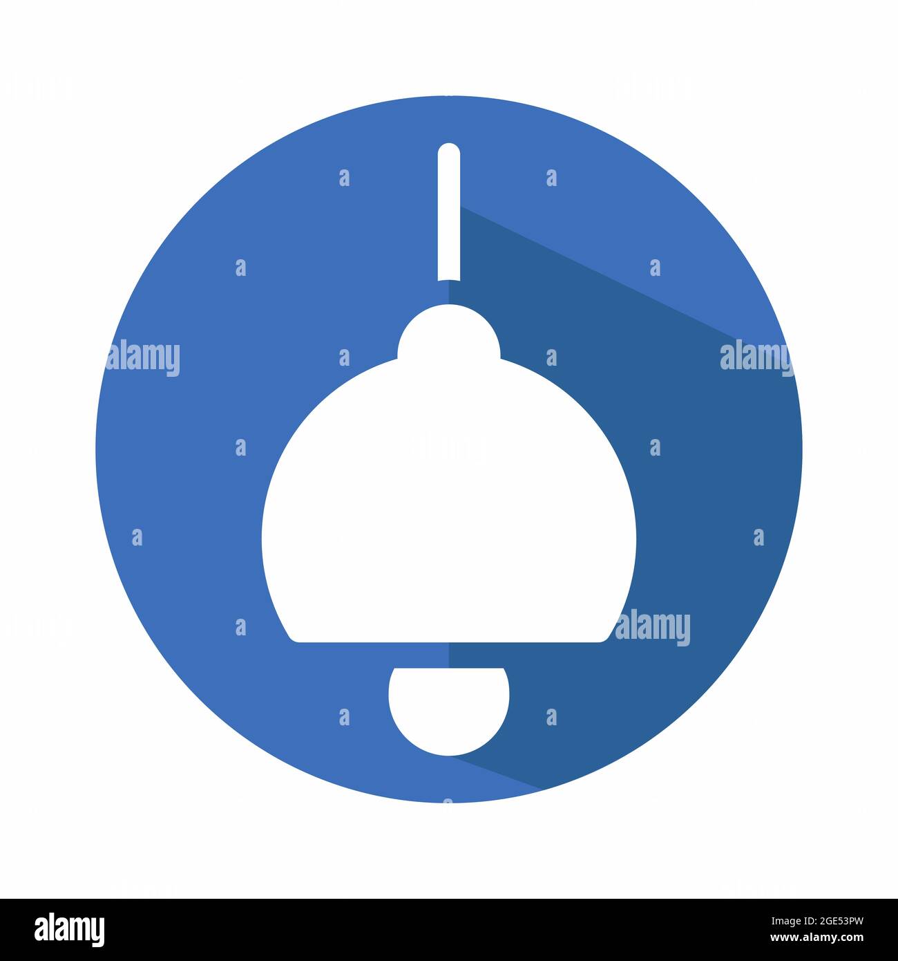 Vector Graphic of - Ceiling Light - Flat Style - simple illustration ...