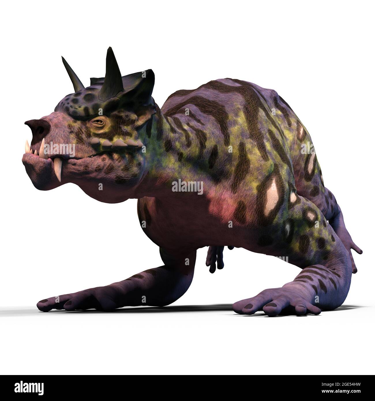 3d-illustration of an isolated four-handed fantasy creature Stock Photo ...