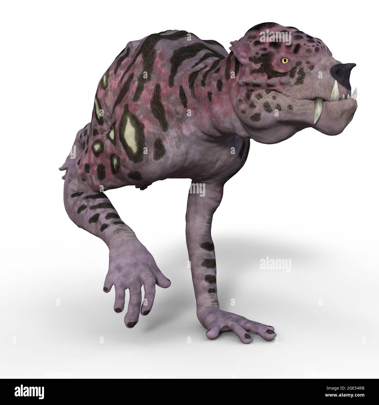 3d-illustration of an isolated four-handed fantasy creature Stock Photo ...