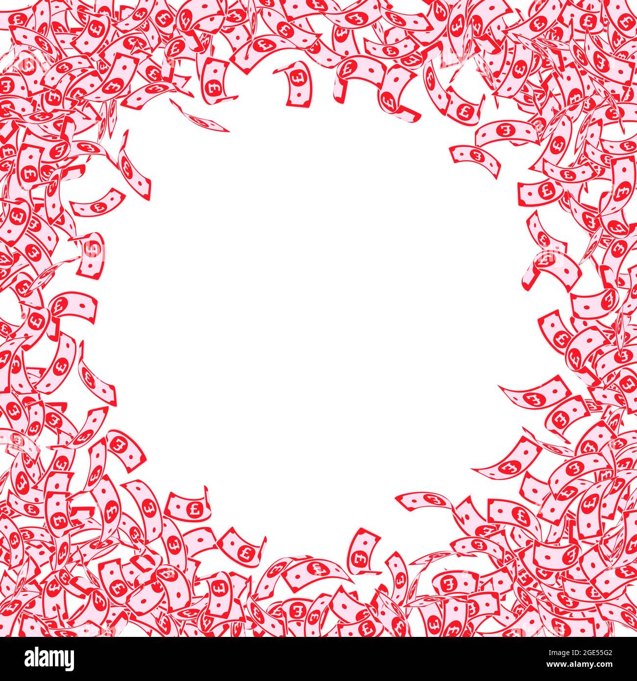 British notes money falling Stock Vector Images - Alamy