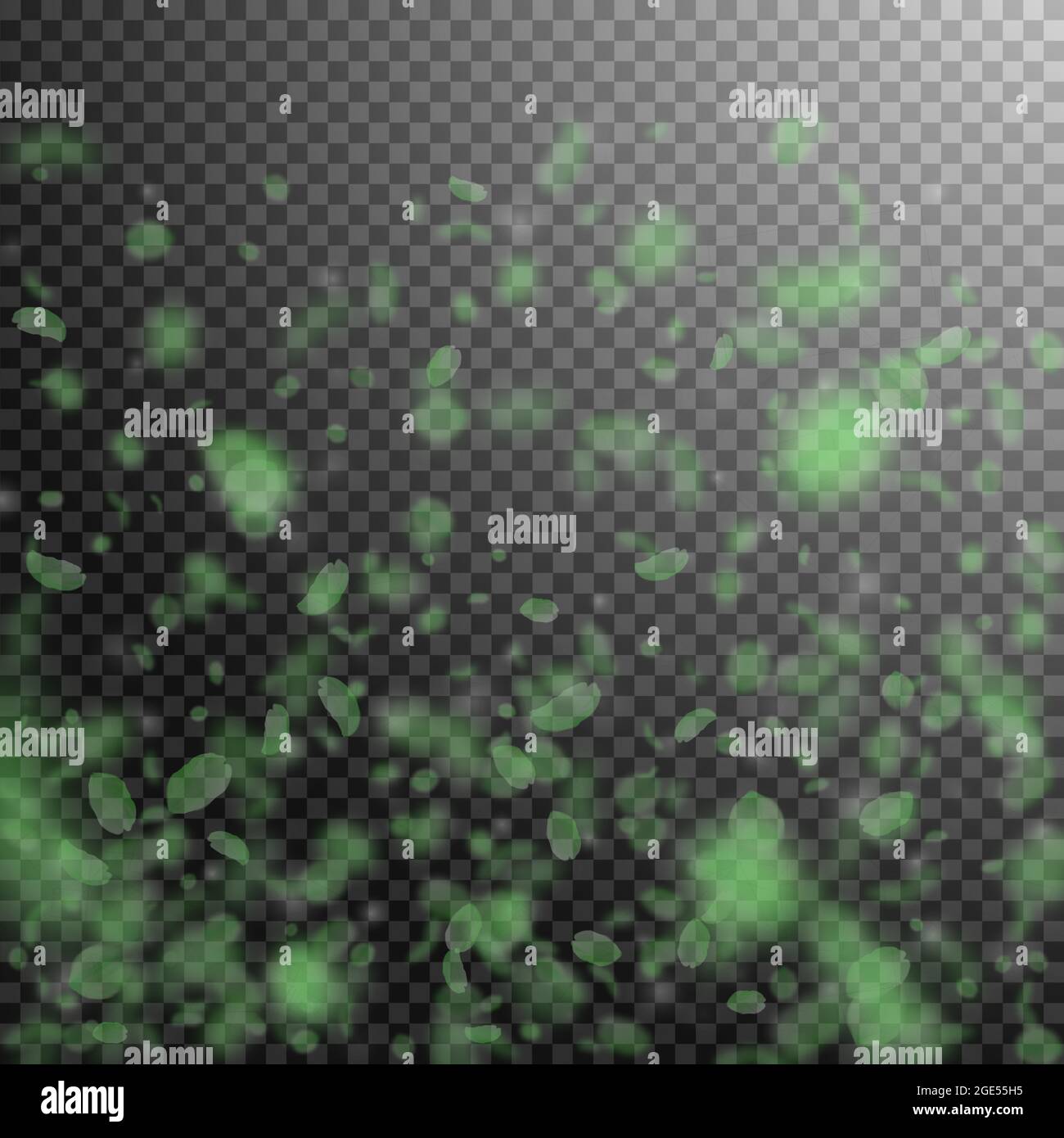 Rose petals flying on green Stock Vector Images - Alamy