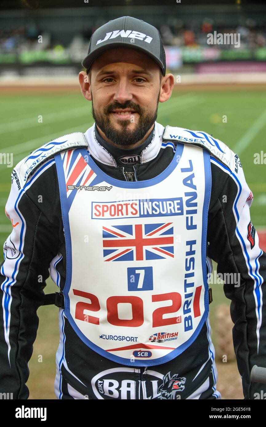 MANCHESTER, UK. AUGUST 16TH Danny King during the Sports Insure British ...