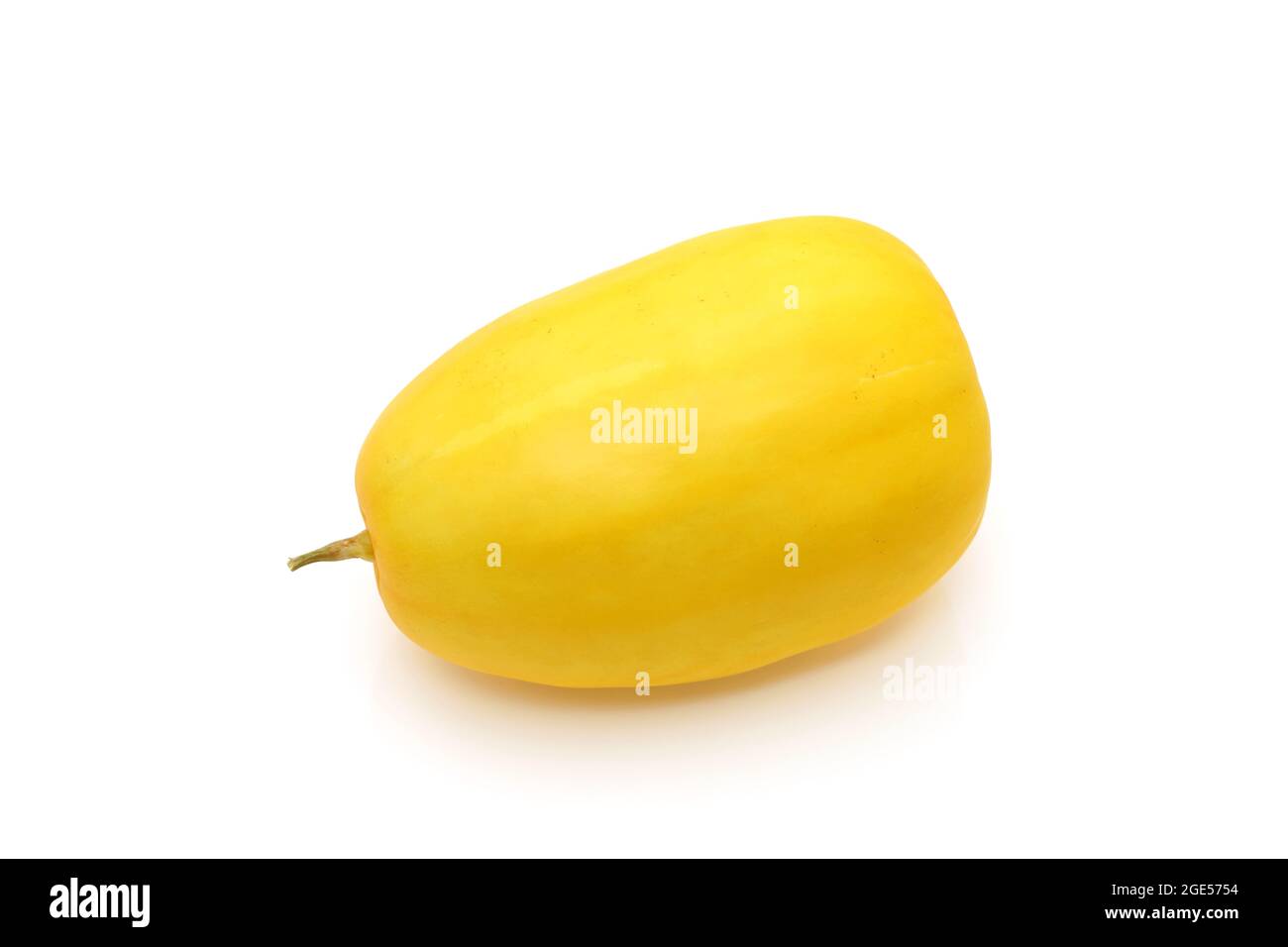 Cantaloupe melon, a small yellow fruit with a clear natural pattern and ...