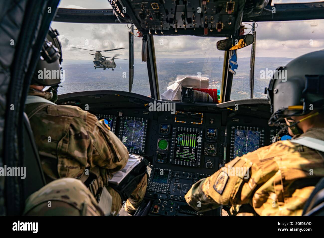 U.S. Army pilots Chief Warrant Officer 2 Kenneth Goethe, assigned to ...